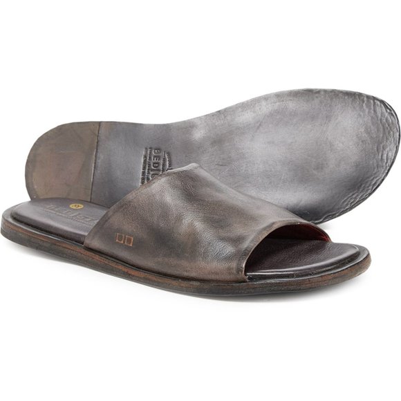 Bed Stu Shoes New Bed Stu Kate Flat Slide Sandals Leather For Women Graphito Rustic 462sn